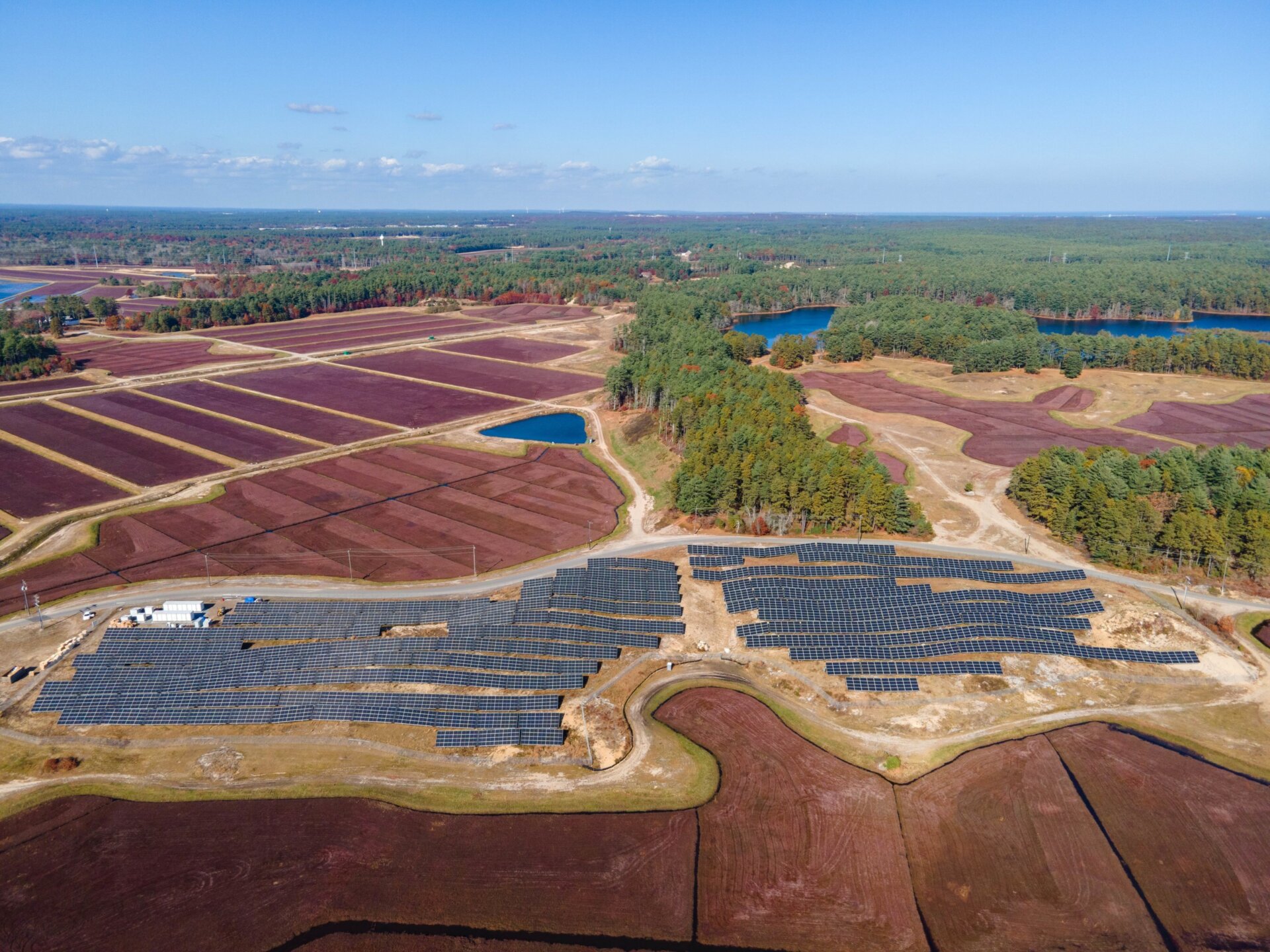 Carver Solar Project Turns Cranberry Bog into Power Source - Solar Industry